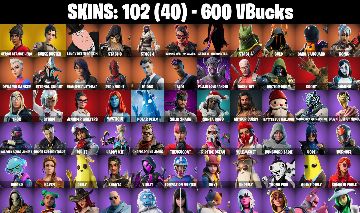 CONTA FORTNITE COM 102 SKINS HERON - Fortnite - Contas Fortnite - GGMAX