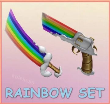 RAINBOW SET MM2 - Roblox - Murder Mystery 2 - GGMAX