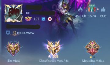 CONTA MAIN XP, JG E OURO~ 375 skins - Mobile Legends - GGMAX