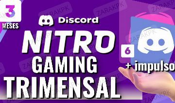 NITRO TRIMENSAL O MELHOR QUE TA TENDO - Discord - Nitro e Impulsos - GGMAX