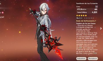 AR 46 Arlecchino + Bis, Jean + Espada - Genshin Impact - Contas - GGMAX