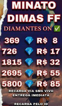 Dimas ff - Free Fire - Diamantes Free Fire - GGMAX