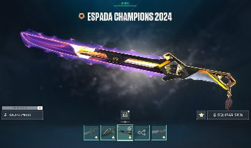 ESPADA CHAMPIONS 2024, KUNAI CHMAPIONS - Valorant - Contas - GGMAX