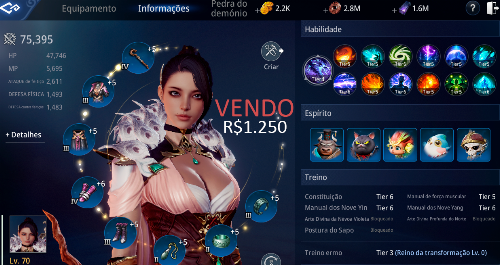 MIR 4 - Elementalista lvl 70 - 75k - - MIR4 - GGMAX