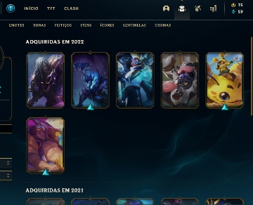 Conta lol s11 platina, tem skin no - League of Legends - Contas - GGMAX