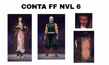 CONTA FF SKIN NEZUKO + TENGEN - Free Fire - Contas Free Fire - GGMAX