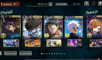 Conta JJKPP Global 37k cubos - Jujutsu Kaisen Phantom Parade - GGMAX