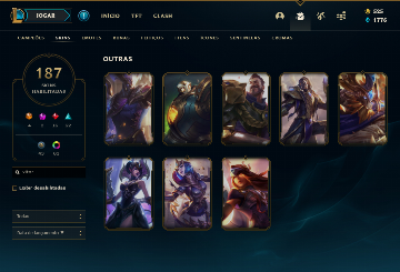 Conta de 2013 Platina III, 187 skins, - League of Legends - Contas - GGMAX