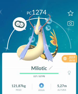 Raro Milotic Shiny - Pokémon Go - Pokemon GO - GGMAX