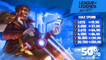 WILD CORE COM 50% DE DESCONTO - League of Legends: Wild Rift - Skins e ...