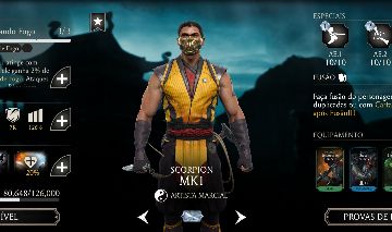 Conta de MK11 com o scorpion do MK1 - Mortal Kombat - GGMAX