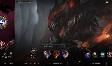 CONTA WILD RIFT NVL 122 COM 95 SKINS - League of Legends: Wild Rift ...