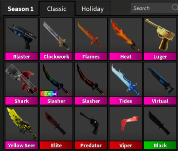 [PROMOÇAO] FACAS E GODLY | SETS | - Roblox - Murder Mystery 2 - GGMAX