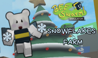 BEE SWARM SIMULATOR | SNOWFLAKES FARM - Roblox - Outros jogos Roblox ...