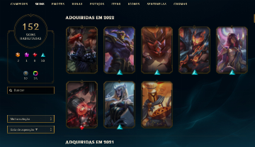 Conta lol 155 skin(udyr guardiao,puls - League of Legends - Contas - GGMAX