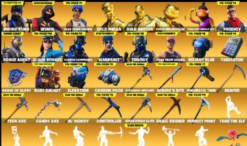 Indigo Kuno, Ikonik e 250 Skins - Fortnite - Contas Fortnite - GGMAX