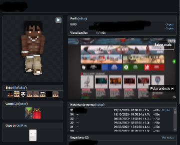 Conta Minecraft Full Acesso + Capa - Minecraft - GGMAX