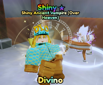 Dio over heaven Shiny, status bons - Roblox - Anime Last Stand - GGMAX