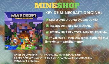 KEY DE MINECRAFT FULL ACESSO - Minecraft - GGMAX