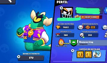 🪙️ 🥇️ - CONTA BRAWL COM STU ATLETA, - Brawl Stars - GGMAX