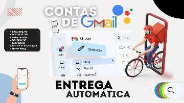 CONTA GMAIL NOVA ENTREGA AUTOMATICA - Emails - GGMAX