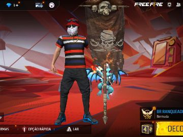 CONTA FF COM BANDEIRAO BARBINHA E AK DO - Free Fire - Contas Free Fire ...