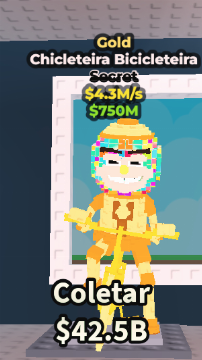 Chicleteira bicicleteira Gold /Gold - Roblox - Roube um Brainrot - GGMAX