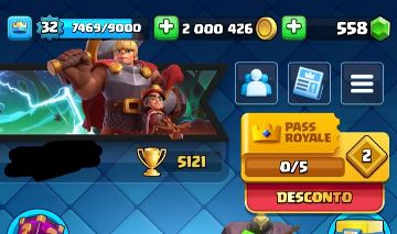 CONTA CLASH ROYALE /ARENA 15/TODAS AS - Clash Royale - GGMAX