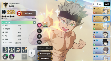 Asta Traje de banho + Rill + Hab Rill e - Black Clover Mobile - GGMAX