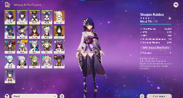 Raiden Shogun C2 + Arma assinatura + - Genshin Impact - Contas - GGMAX