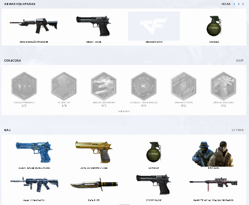 Conta com dual VIP Predador M4 e Barret - Crossfire - GGMAX