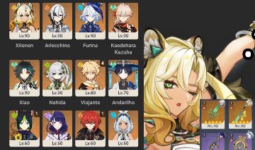 Xilonen + Arma, Makuiva, Furina, - Genshin Impact - Contas - GGMAX