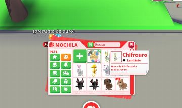 Griffo Dourado FR, Chifrour e Axel - Roblox - Adopt Me - GGMAX