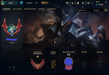 Conta Grão Mestre LOL, mono zed, único - League of Legends - Contas - GGMAX