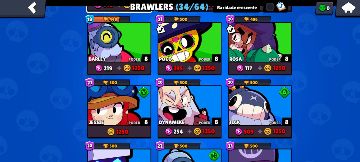 CONTA COM 34 BRAWLERZ! - Brawl Stars - GGMAX