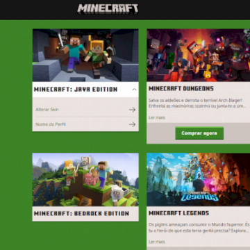 CONTA MINECRAFT JAVA & BEDROCK FULL - Minecraft - GGMAX