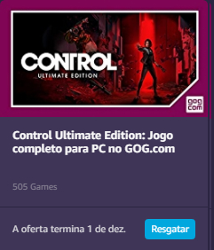 Control Ultimate Edition (GOG) - Mídia Digital - GGMAX