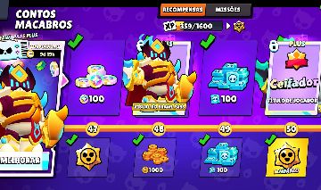 CONTA NOVA COM COLLETE SKIN E BRAWPASS - Brawl Stars - GGMAX