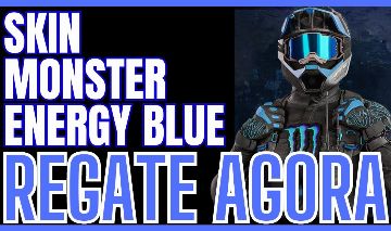 SKIN MONSTER CLUTCH OPERATOR AZUL - - Call of Duty - COD Warzone - GGMAX