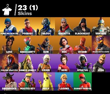 23 SKINS S8 FULL + PSN BUNDLES - Fortnite - Contas Fortnite - GGMAX