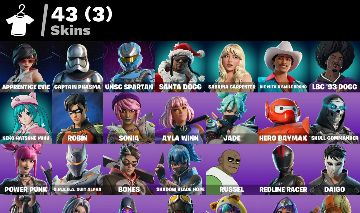 43 skins | Apprentice Evie | Captain - Fortnite - Contas Fortnite - GGMAX