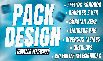 PACK DESIGN GFX / EDIÇÃO DE VÍDEO - - Serviços Digitais - GGMAX