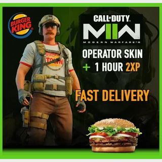 Skins CoD Warzone 2 - Burger King - Pé - Call of Duty - COD Warzone - GGMAX