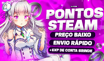 PONTOS STEAM + EXP DE CONTA DE BRINDE - - Serviços Digitais - GGMAX