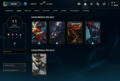 Conta LvL 65 de league of legends, MMR - League of Legends - Contas - GGMAX