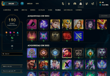 CONTA LOL 115 CAMPEÕES, 105 SKINS SENDO - League of Legends - Contas ...