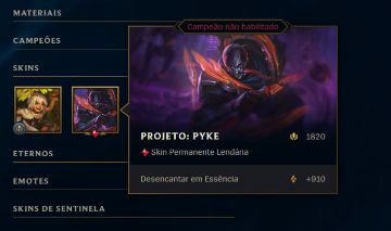 Conta LoL BR | PROJECT: Pyke + - League of Legends - Contas - GGMAX