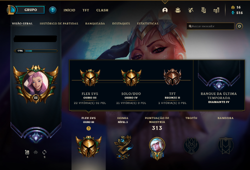 Conta LOL/TFT 153 skin / 4 skin - League of Legends - Contas - GGMAX