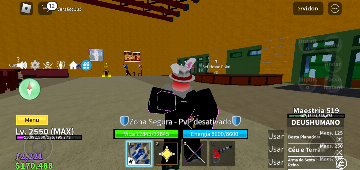 Conta Level Max com GHM+CDK+TTK +Itens - Roblox - Blox Fruits - GGMAX