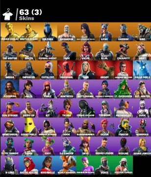Conta Fortnite OG, 63 SKINS + SESONS 4 - Fortnite - Contas Fortnite - GGMAX